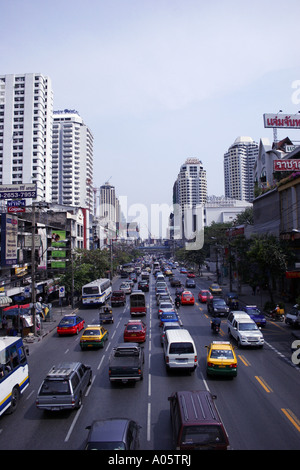 traffic on Petchburi road , Bangkok , Thailand Stock Photo - Alamy