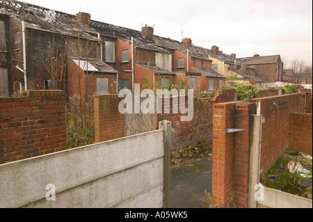 derelict houses abandoned in Manchester, UK Stock Photo - Alamy