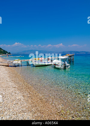 Corfu Island, Nissaki Beach Stock Photo - Alamy