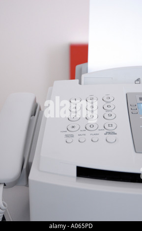 Section of a facsimile machine seen at close up Stock Photo - Alamy