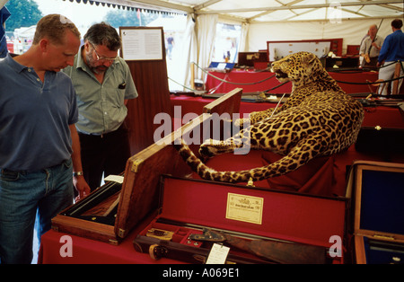 Gun stand 2000 Game fair - Blenheim Palace Oxfordshire Stock Photo - Alamy