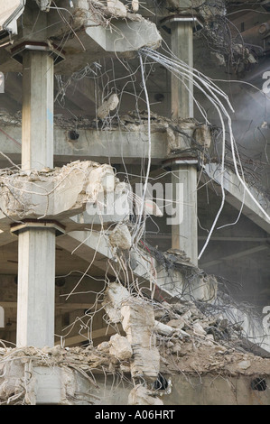 demolition work on 1960's buildings in central london, UK Stock Photo ...