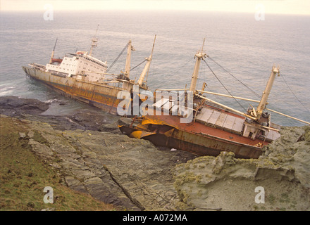 Shipwreck at Prawle Point South Devon England UK Stock Photo - Alamy