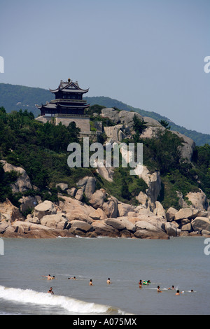 Beach Scene, Putuoshan, China Stock Photo - Alamy