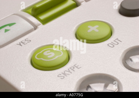 Skype phone with skype button Voice over Internet Protocol also called ...