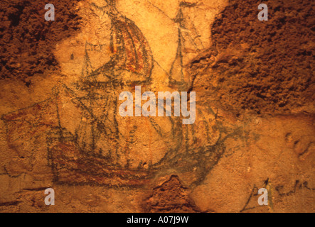 SAN JUAN GARRISON WALL DRAWINGS BY PRISONERS Stock Photo - Alamy