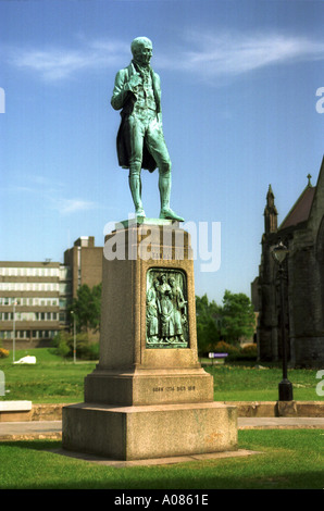 Robert Tannahill statue Paisley Scotland Stock Photo - Alamy