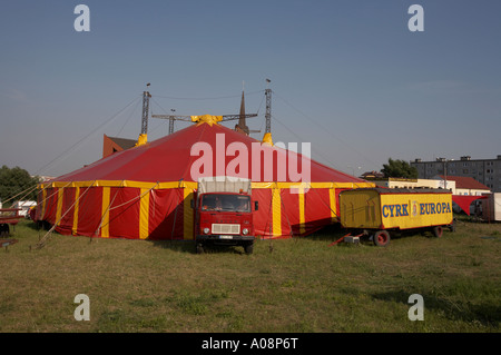 A traditional circus travelling through Poland Stock Photo - Alamy