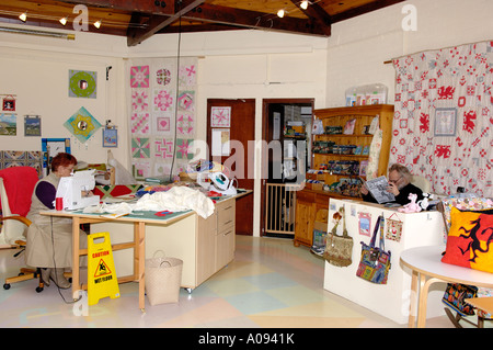 Inside the Patchwork Quilting Studio Corris Craft Centre North West ...