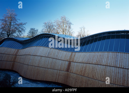 The Gridshell Building at the The Weald and Downland Open Air Museum ...