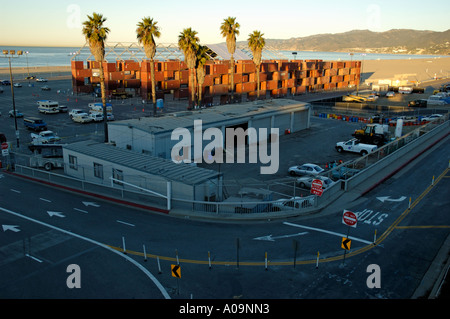 The Nomadic Museum is a temporary structure designed by renowned ...