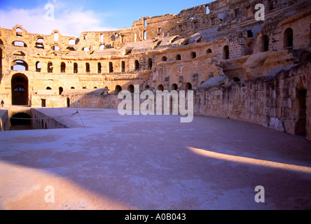 Roman amphitheatre inner view Tunisia 1212 Stock Photo - Alamy