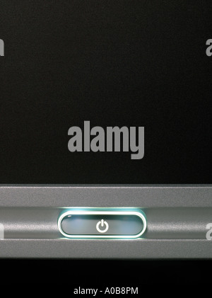 Close-up of the power button of an electronic device Stock Photo - Alamy