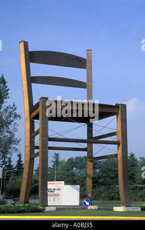 The tallest chair in the world Manzano Friuli Venezia Giulia Italy ...