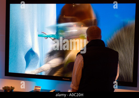 Panasonic displays it 103 inch world s largest plasma screen television ...