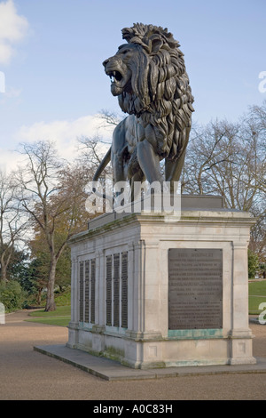 The Maiwand Lion, War Memorial in Forbury Gardens, Reading, Berkshire ...
