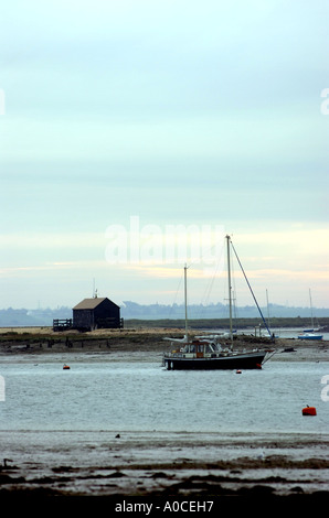 West Mersea boats in the Strood Channel close to the River Blackwater ...