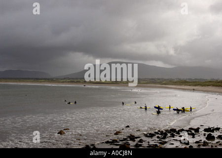 Ireland, Co Sligo, Mullaghmore, Beach from the Harbour Stock Photo - Alamy
