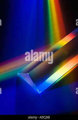 Light passing through a prism Stock Photo - Alamy