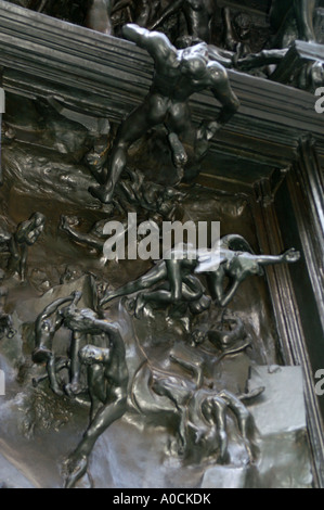 Detail of the Gates of Hell Stock Photo - Alamy