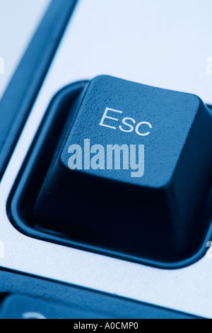 Keyboard closeup with escape key Stock Photo - Alamy