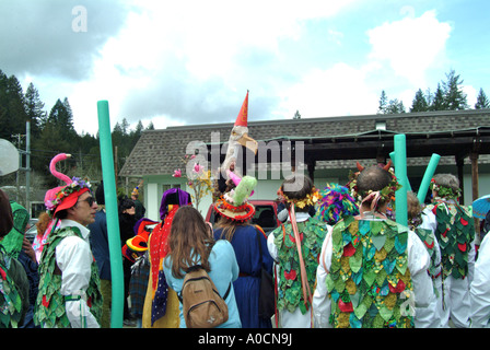 Attendees dress up in strange costumes for the annual Occidental ...