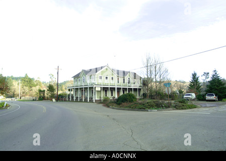 Side view of the Firestone House and Gardens in Freestone California ...