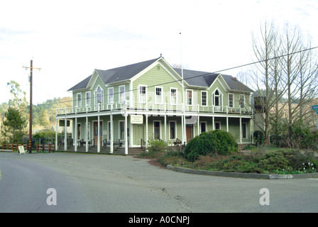 Side view of the Firestone House and Gardens in Freestone California ...