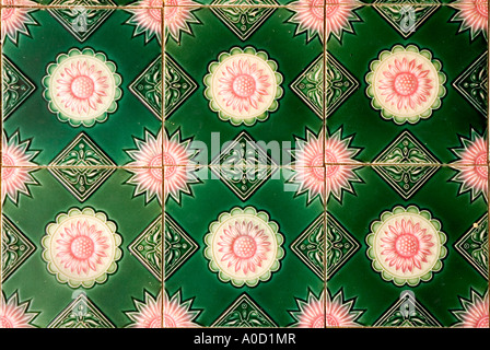 Stock photograph of ceramic floor tiles at the Shwezigon Paya in Nyaung ...