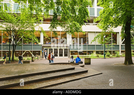 Portland State University campus in downtown Portland Oregon Stock ...