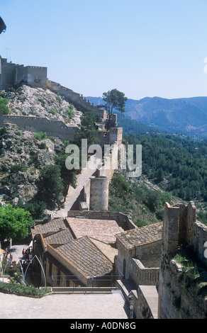 Castle at Jativa, Valencia province, Spain Stock Photo - Alamy
