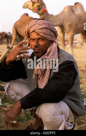 Marwari Warrior Nomadic People of the Rajasthan Desert Pushkar India ...