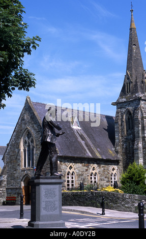 Statue of Michael Collins at Clonakilty in Ireland Stock Photo - Alamy