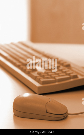 Computer mouse and keyboard Stock Photo - Alamy