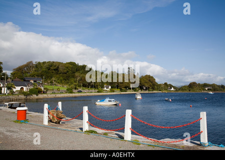 Pier and harbour on Kenmare River estuary Kenmare Co Kerry Eire Stock ...