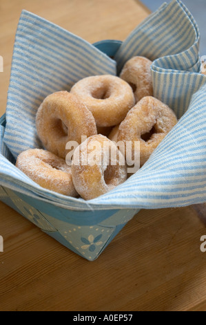 Mini ring doughnuts Stock Photo - Alamy