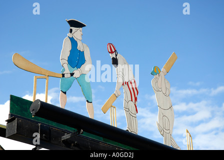 The Three Willows pub sign Birchanger Hertfordshire Stock Photo - Alamy