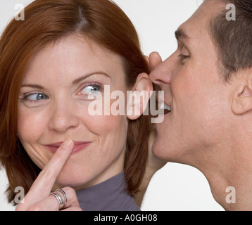 Close-up of surprised and excited redhead girl hear amazing news ...