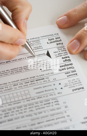 Hand writing sign Tax Returns. Concept meaning Tax payer financial ...