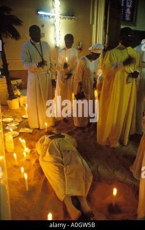 Black British African church. Celestial Church of Christ. Yoruba people ...
