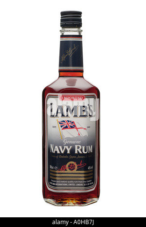 Lambs navy rum imported genuine Barbados Guyana Jamaica Trinidad ...