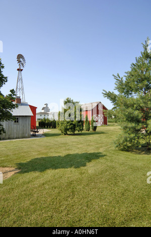 Traditional mid-west American farm in rural Indiana Stock Photo - Alamy