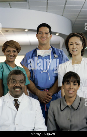 Medical personnel group portrait Stock Photo - Alamy