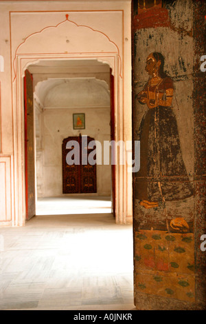 Interior of Palace in Junagarh fort, Bikaner, Rajasthan, India, Asia ...
