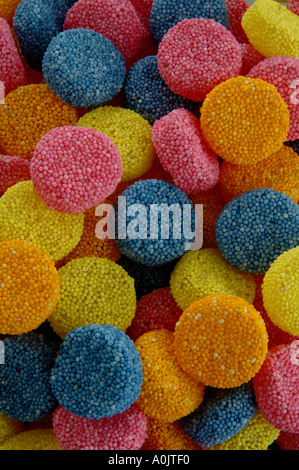 Blue coloured liquorice allsorts, invented by Basset's. Also known as ...