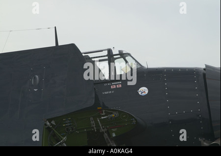 Grumman TBM Avenger cockpit from outside Stock Photo - Alamy