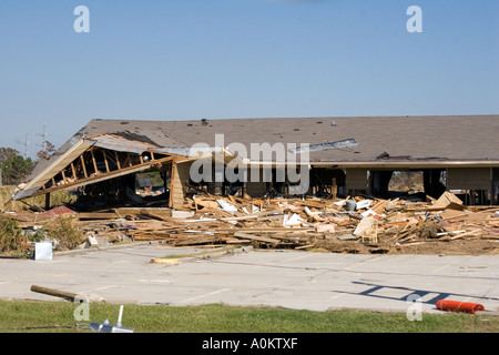 Damage caused by Hurricane Katrina Slidell Louisiana On the shore of ...