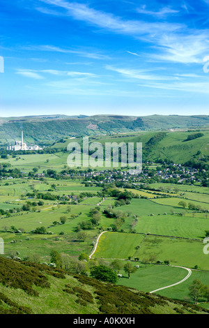 Castleton In The "Hope Valley" With The "La Forge" Cement Factory High ...