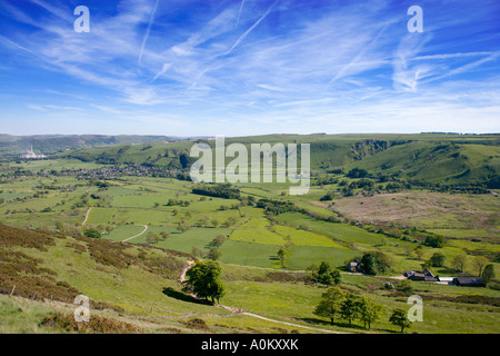 Looking At A Distant Castleton Village In "The Hope Valley" "The Peak ...