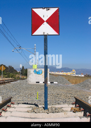 The End Of The Line Stock Photo - Alamy